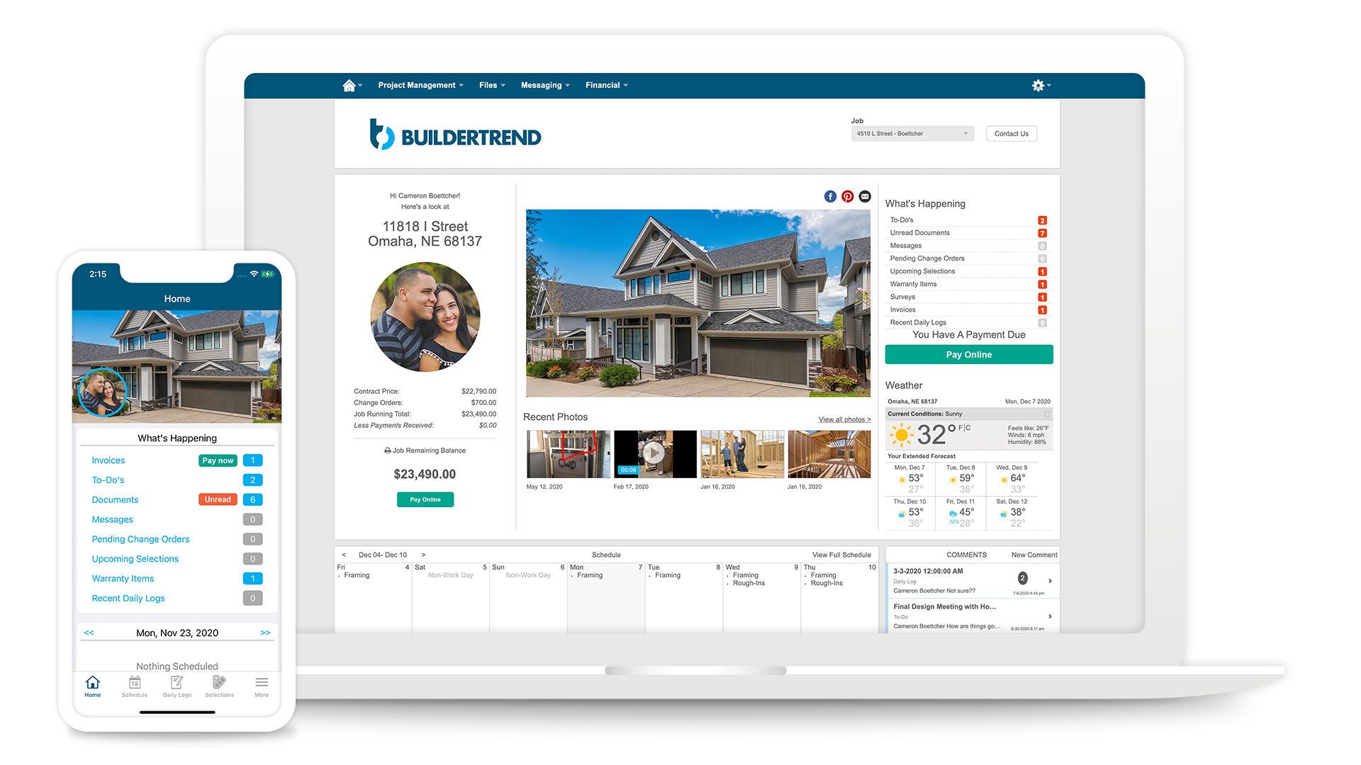 Buildertrend | Stonewall Homes